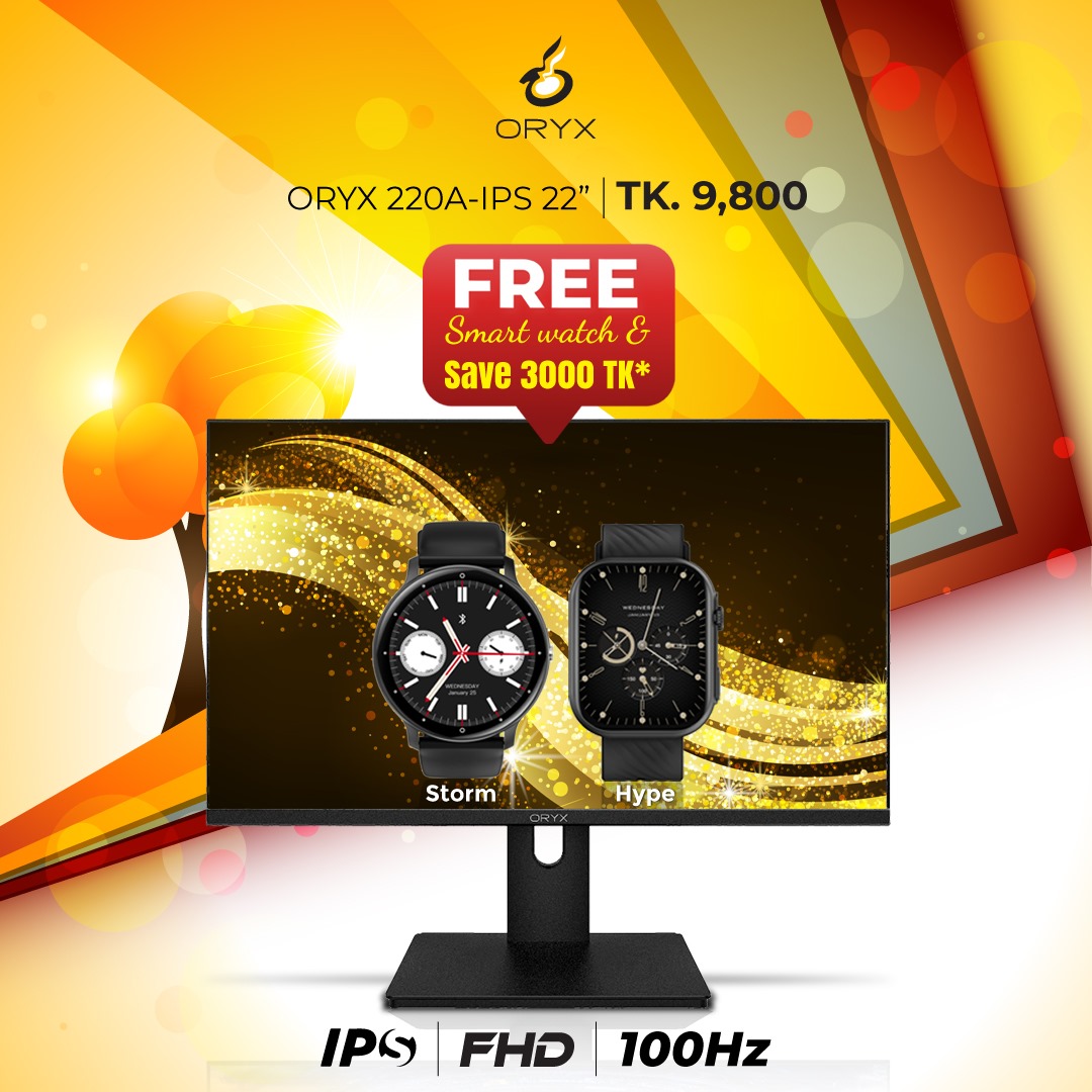 ORYX220A-IPS 22 inch Bezel Less Full HD 100Hz IPS Monitor | Laptops ...