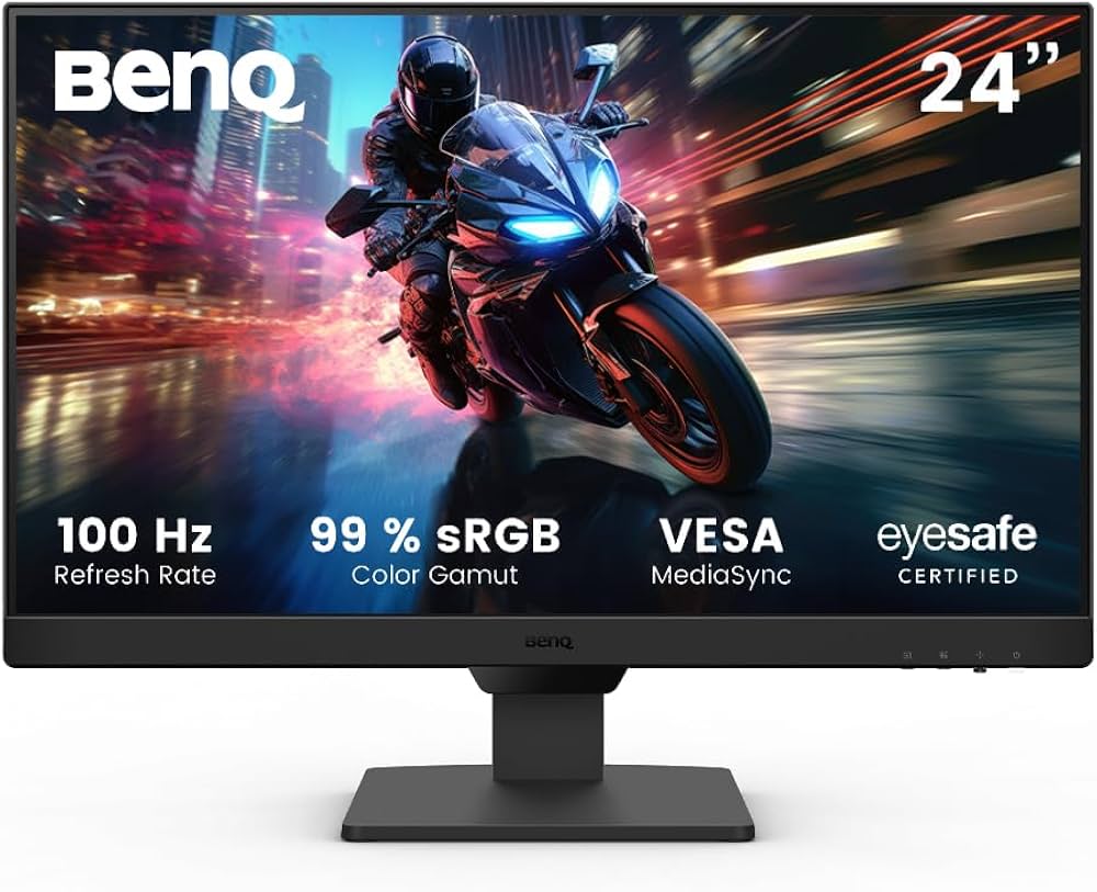 BenQ GW2490 24 inch 100Hz 99% sRGB Eye-Care Home Office Monitor ...